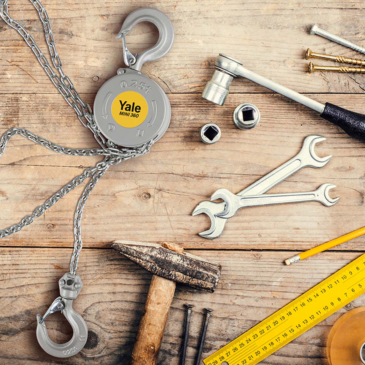 La polea más pequeña de Yale | Columbus McKinnon