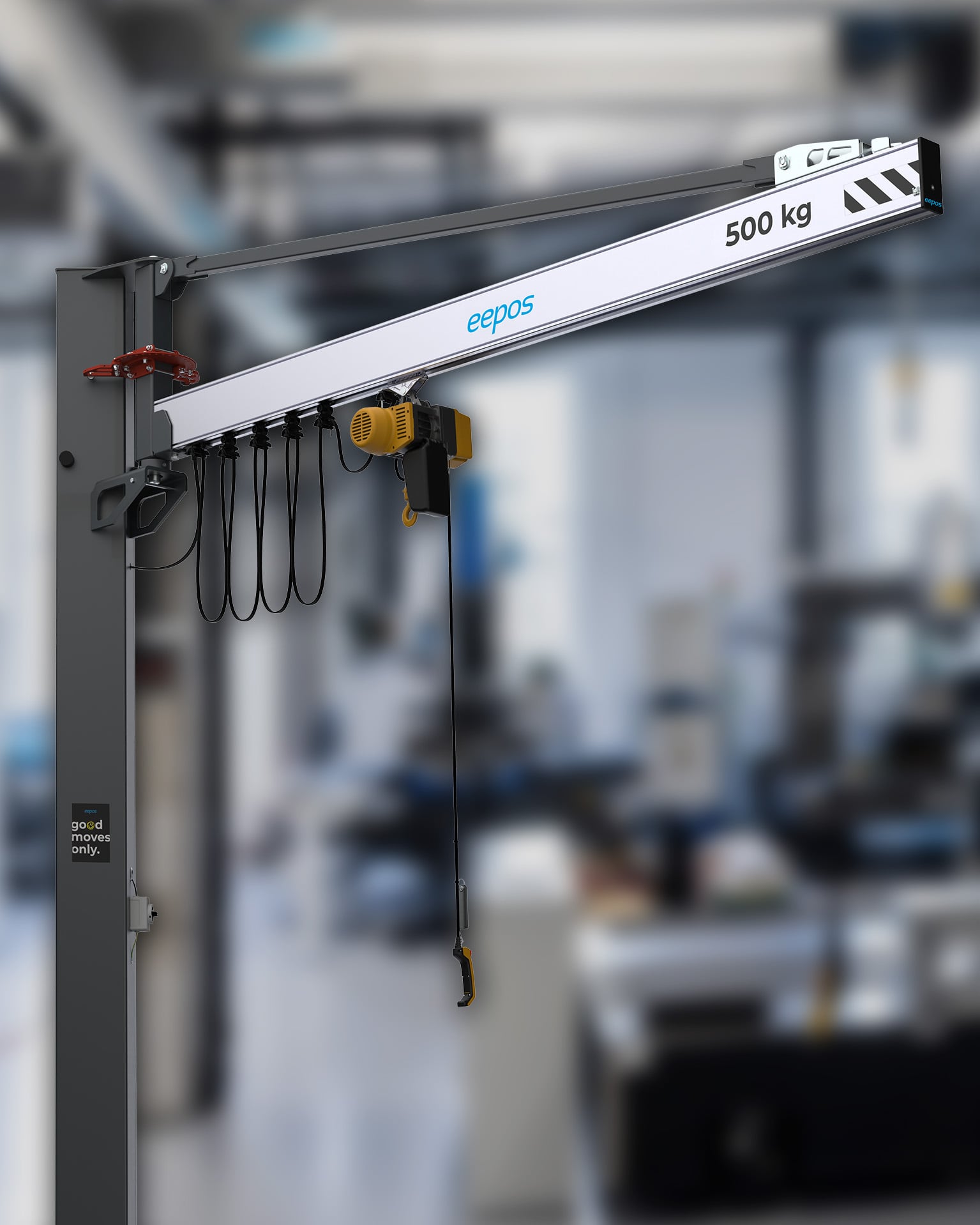 New eepos Jib Crane Delivers Lightweight Precision and Global Availability